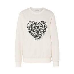 Tchibo - Sweatshirt mit Print - Damen - Gr. L - creme/print