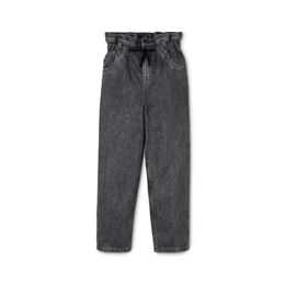 Tchibo - High-Waist-Jeans - M&auml;dchen - Gr. 122/128 - grau