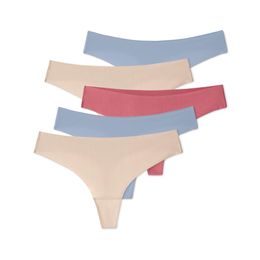 Tchibo - 5 Magic-Cut-Strings - Damen - Gr. L - hellblau