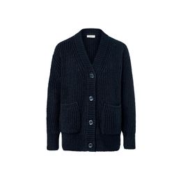 Tchibo - Gerippter Grobstrick-Cardigan - Damen - Gr. XL - dunkelblau