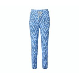 Tchibo - Bedruckte Jerseyhose - Damen - Gr. L - wei&szlig;/print