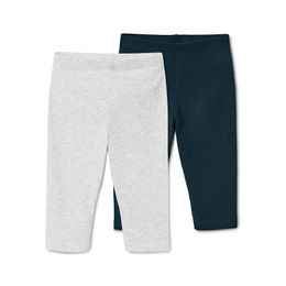 Tchibo - 2 Leggings - M&auml;dchen - Gr. 134/140 - blau