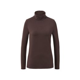 Tchibo - Rollkragenshirt - Damen - Gr. S - dunkelbraun