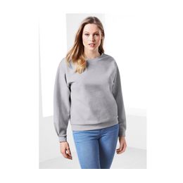 Tchibo - Sweatshirt mit Ballon&auml;rmeln - Damen - Gr. M - grau