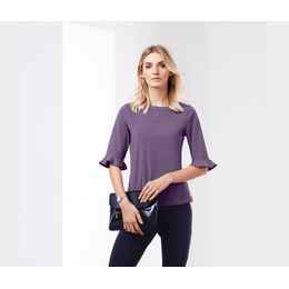 Tchibo - Shirt mit Volants - Damen - Gr. S - lila