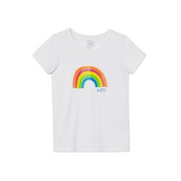 Tchibo - T-Shirt - M&auml;dchen - Gr. 110/116 - wei&szlig;