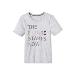 Tchibo - T-Shirt &raquo;Future&laquo; - Kinder - Gr. 146/152 - grau/print
