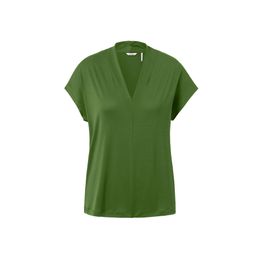 Tchibo - Shirt mit Stehkragen - Damen - Gr. XL - gr&uuml;n