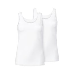 Tchibo - 2 Hemdchen - Damen - Gr. XL - wei&szlig;