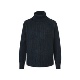 Tchibo - Grobstrickpullover mit Rollkragen - Damen - Gr. L - dunkelblau