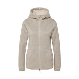 Tchibo - Kapuzen-Strickfleece-Jacke - Damen - Gr. L - creme