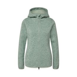 Tchibo - Kapuzen-Strickfleece-Jacke - Damen - Gr. S - gr&uuml;n
