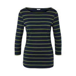 Tchibo - Gestreiftes Shirt mit 3/4-Arm - Damen - Gr. XL - dunkelblau/gestreift