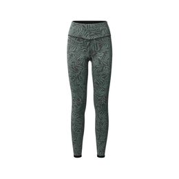 Tchibo - Wende-Sporttight - Damen - Gr. M - olivgr&uuml;n/print