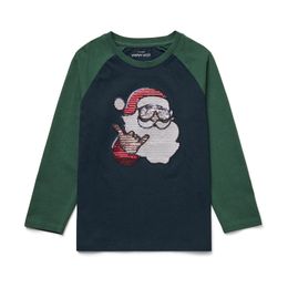 Tchibo - Kinder Raglan-Shirt - Jungen - Gr. 110/116 - dunkelblau