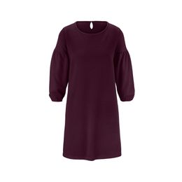 Tchibo - Jerseykleid mit Ballon&auml;rmeln - Damen - Gr. S - dunkelrosa