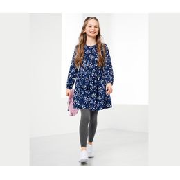 Tchibo - 2 Strickleggings - M&auml;dchen - Gr. 98/104 - dunkelblau/gestreift