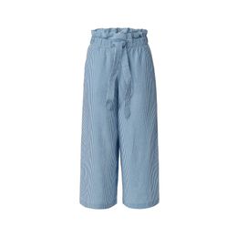 Tchibo - Culotte aus Leinenmix - Damen - Gr. 40 - graublau/gestreift