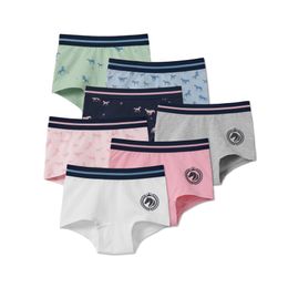 Tchibo - 7 Pantys aus Bio-Baumwolle - M&auml;dchen - Gr. 134/140 - mehrfarbig/print