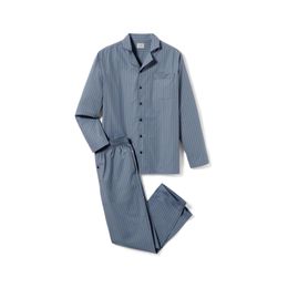 Tchibo - Gewebter Pyjama - Herren - Gr. XXL - anthrazit/gestreift