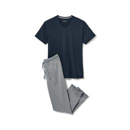Tchibo - Pyjama - Herren - Gr. S - dunkelblau