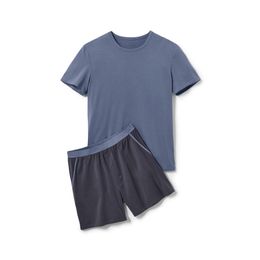 Tchibo - Shorty-Pyjama mit Modal - Herren - Gr. S - anthrazit