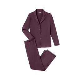 Tchibo - Pyjama - Damen - Gr. S - dunkellila