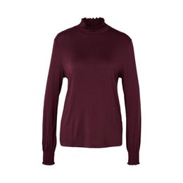 Tchibo - Blusenshirt mit Stehkragen - Damen - Gr. XL - dunkelrot