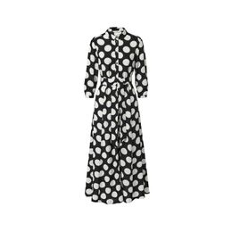 Tchibo - Gepunktetes Blusenkleid - Damen - Gr. 48 - schwarz/gepunktet