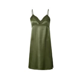 Tchibo - Satin-Neglig&eacute; - Damen - Gr. 40 - olivgr&uuml;n