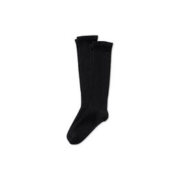 Tchibo - 2 Paar St&uuml;tz-Kniestr&uuml;mpfe - Unisex - Gr. 43-46 - schwarz