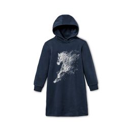 Tchibo - Sweatkleid - M&auml;dchen - Gr. 146/152 - dunkelblau