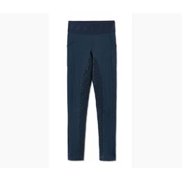 Tchibo - Grip-Vollbesatz-Reittight - M&auml;dchen - Gr. 158/164 - dunkelblau