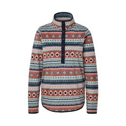 Tchibo - Fleecepullover - Damen - Gr. S - mehrfarbig/print
