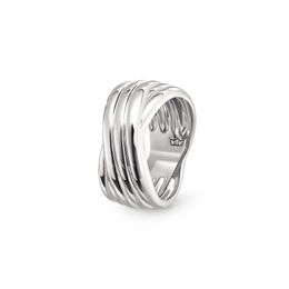 Tchibo - Breiter Ring - Damen - Gr. 17 - silber