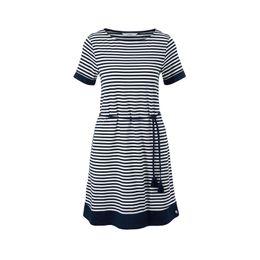 Tchibo - Jerseykleid - Damen - Gr. M - dunkelblau/gestreift