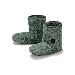 Tchibo - Beheizbare Schuhe - Gr. S - dunkelgr&uuml;n