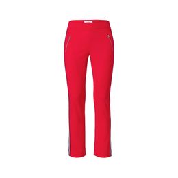 Tchibo - Kn&ouml;chellange Stretchhose mit Galonstreifen - Damen - Gr. XL - rot