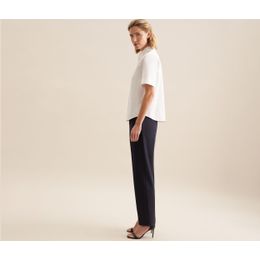Seidensticker Kurzarm-Bluse - Damen - Gr. 42 - wei&szlig;