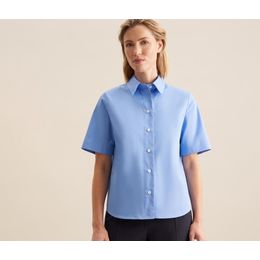 Seidensticker Kurzarm-Bluse - Damen - Gr. 40 - hellblau