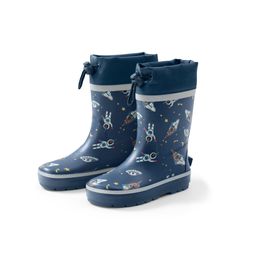 Tchibo - Gummistiefel - Gr. 26-27 - blau/print