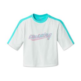 Tchibo - T-Shirt - M&auml;dchen - Gr. 134/140 - t&uuml;rkis/print