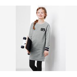 Tchibo - Sweatkleid - M&auml;dchen - Gr. 110/116 - grau