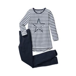 Tchibo - Pyjama - M&auml;dchen - Gr. 158/164 - wei&szlig;