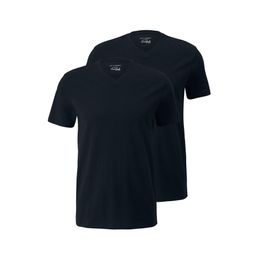 Tchibo - 2 T-Shirts mit V-Ausschnitt - Herren - Gr. XL - dunkelblau