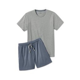 Tchibo - Shorty-Pyjama - Herren - Gr. S - hellgrau