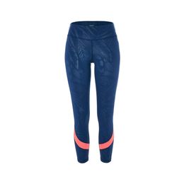 Tchibo - 7/8-Sporttight - Damen - Gr. M - dunkelblau/print