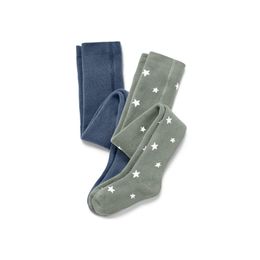 Tchibo - 2 Kinder-Thermostrumpfhosen - Baby - Gr. 50/56 - wei&szlig;