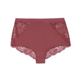 Tchibo - Spitzen-Panty - Damen - Gr. L - terrakotta