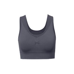 Tchibo - Seamless-Sport-Bustier - Damen - Gr. L - anthrazit